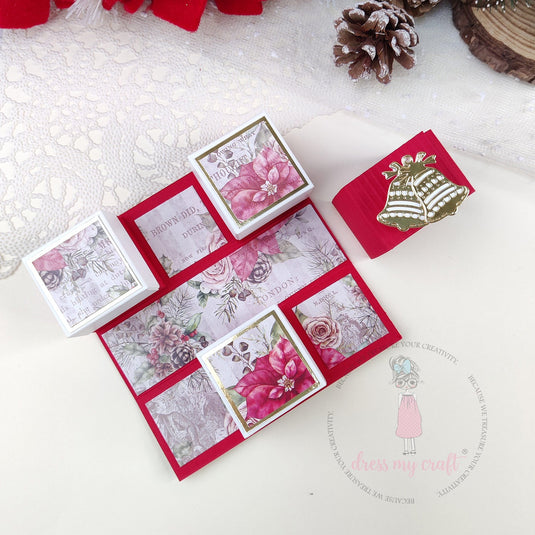 Christmas Mini Explosion Box – Dress my craft
