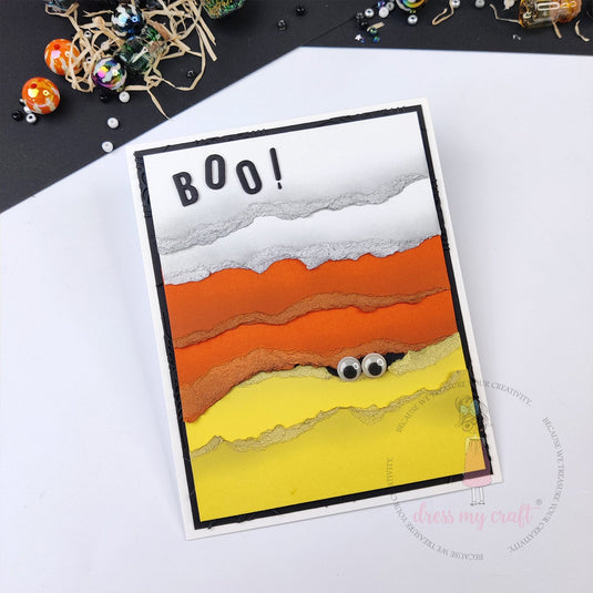 Boo! Halloween Card – Dress my craft
