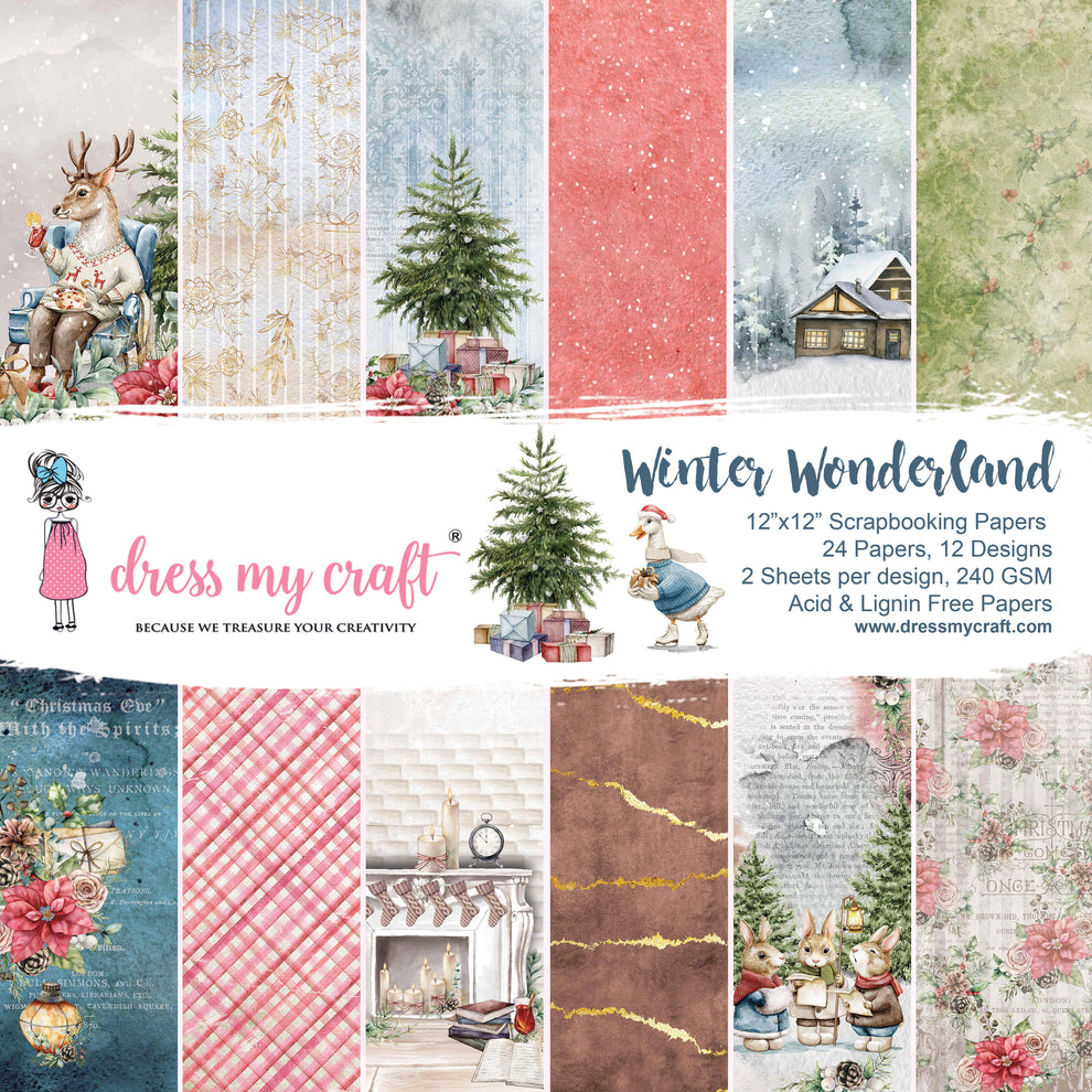 Winter Wonderland 12" X 12" Paper Pad – Dress my craft